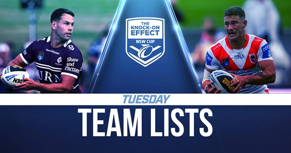 NSW Cup Round Two - team lists, line-ups, squads | NSWRL