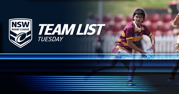 Team List Tuesday | Junior Reps Round Two | NSWRL