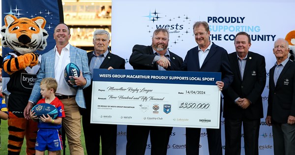 NSWRL and Wests Group Macarthur announce $350k funding package | NSWRL