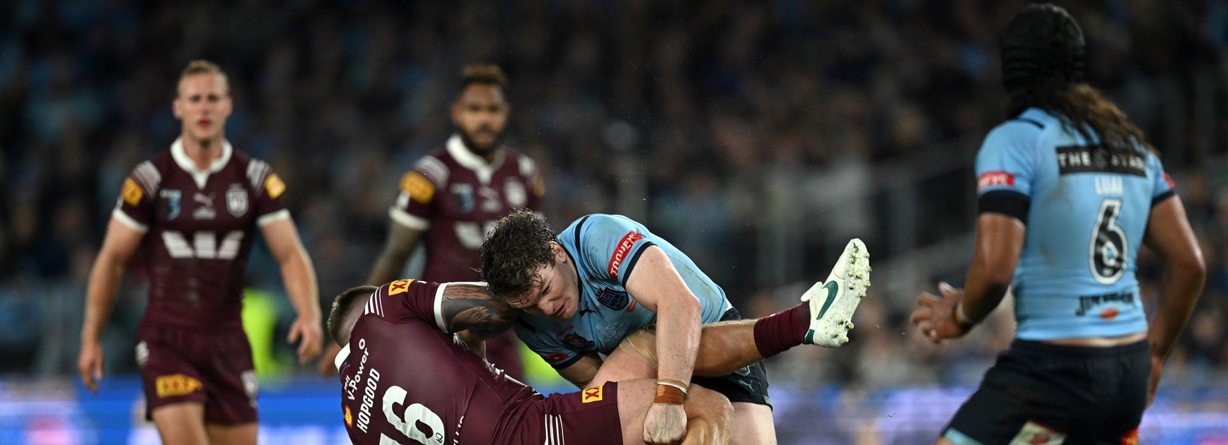 NSW Blues coach and players will get around their teammate Joseph-Aukuso Suaalii following last ...