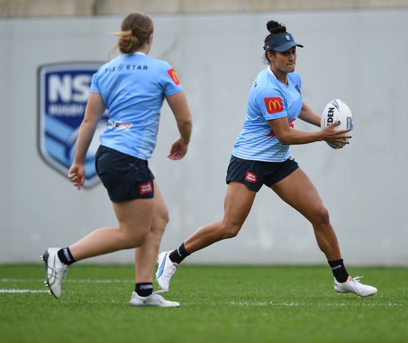After playing wing in the past two Origins Yasmin Clydsdale is moving ...