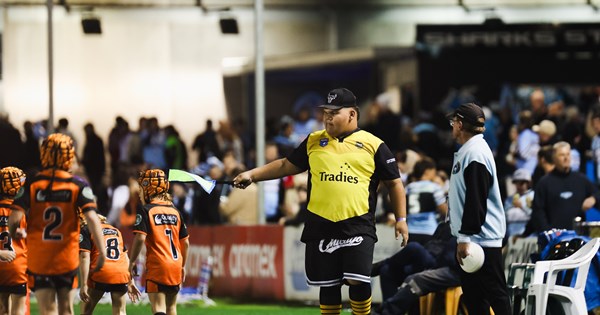 Young teenager gets to live out his dream of being a Rugby League touch ...